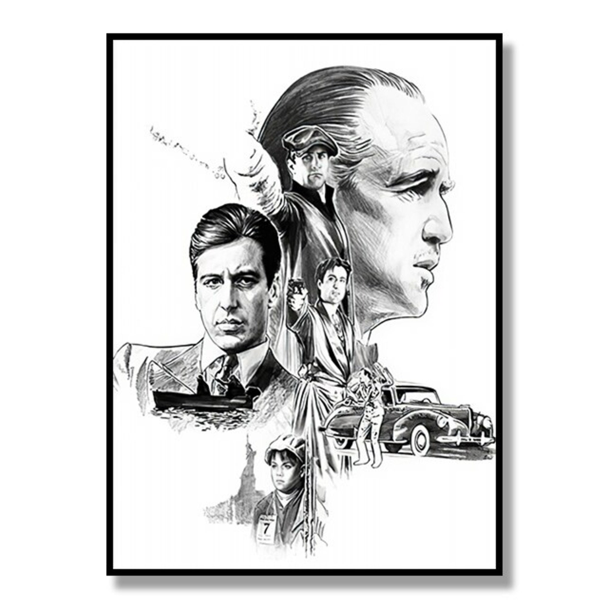 The GodFather Posters Designed & Sold By Gabriel Vega