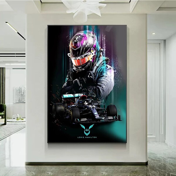 Lewis Hamilton 3d Print - Etsy