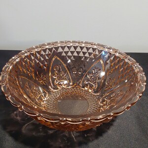 Vintage Pink Etched Rose Heart Pattern Depression Glass - Etsy