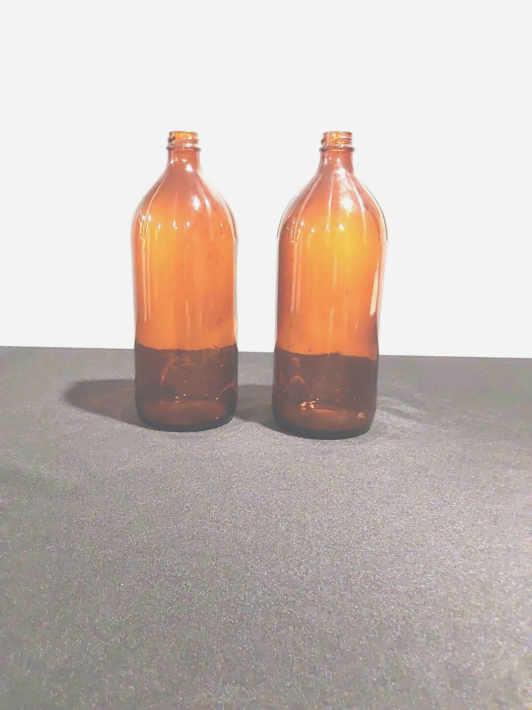 Vintage Brown Bottles - Etsy