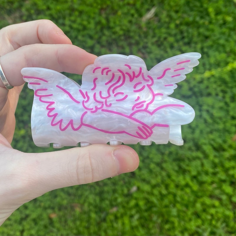 Angel Wing Hair Clip - Etsy
