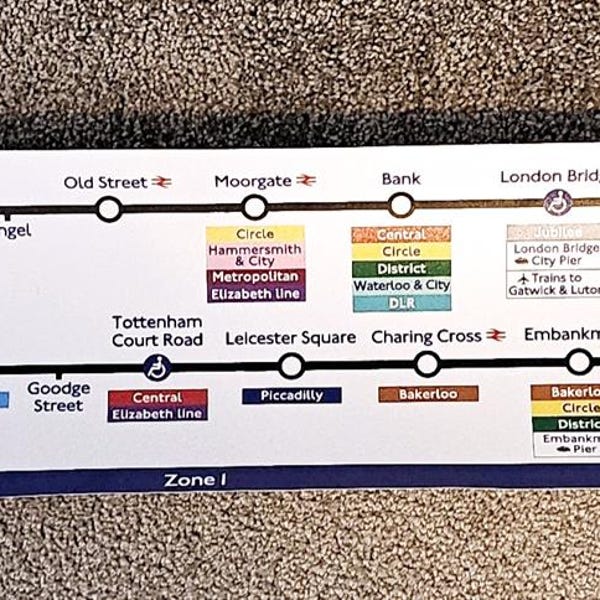 Tube Map - Etsy UK