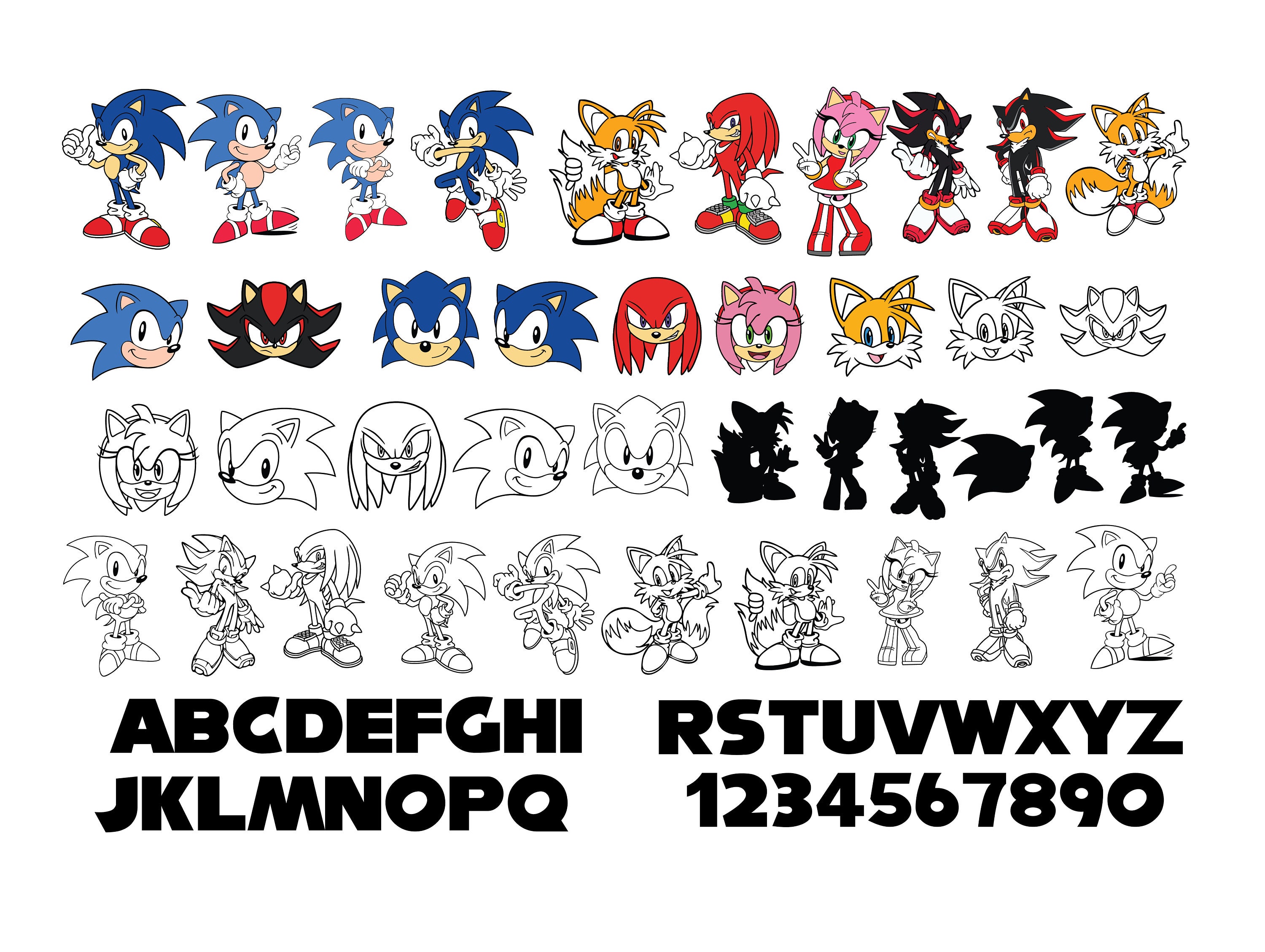 The HEDGEHOG SVG, SONIC Svg, the Hedgehog Svg Files for Cricut, Sonic ...
