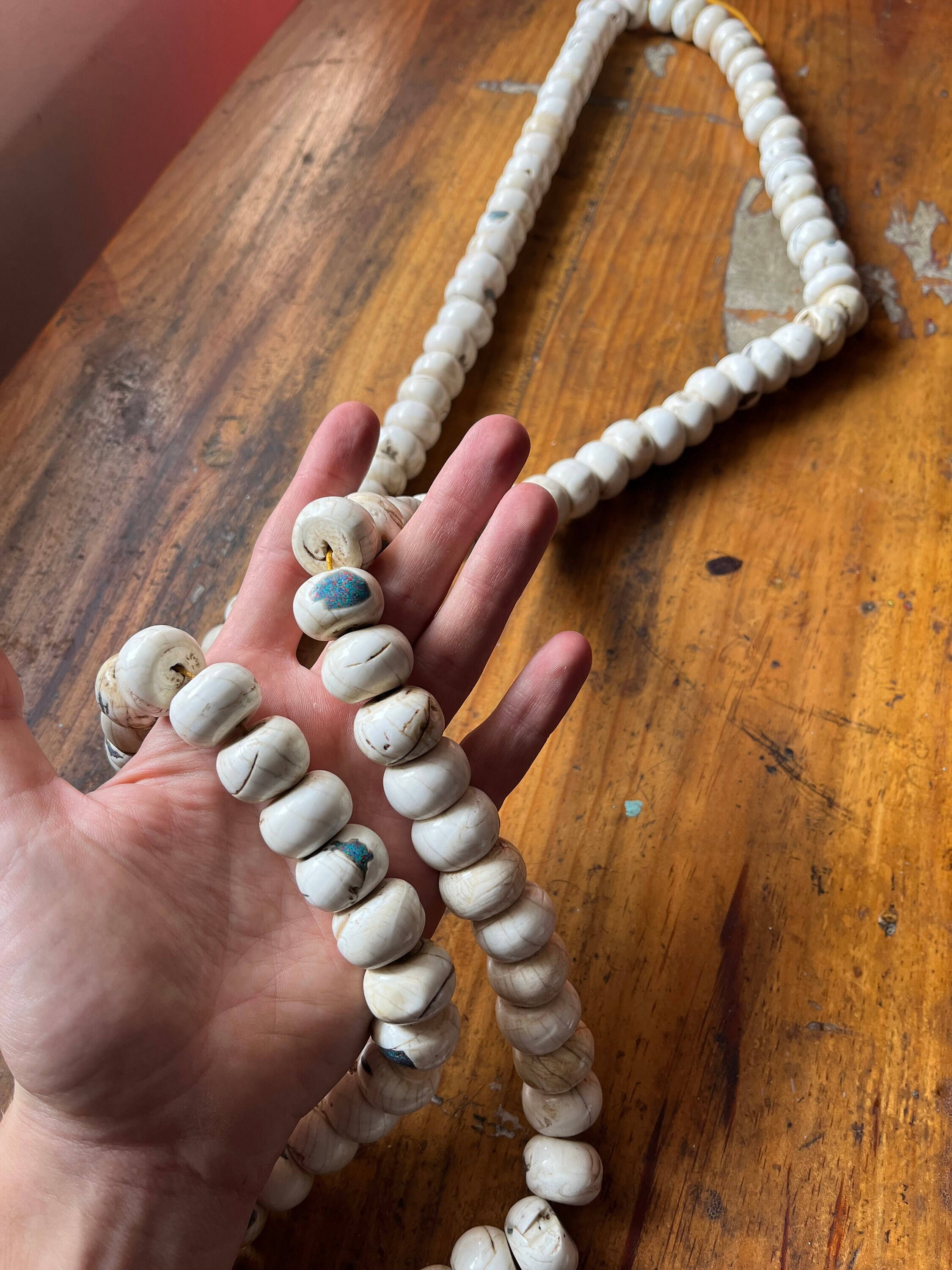 Rare Massive Natural Naga Conch Shell 108 Mala Necklace - Etsy