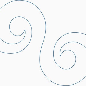 Minimalist E2e-longarm Digital Quilting Pattern Edge to Edge Instant ...