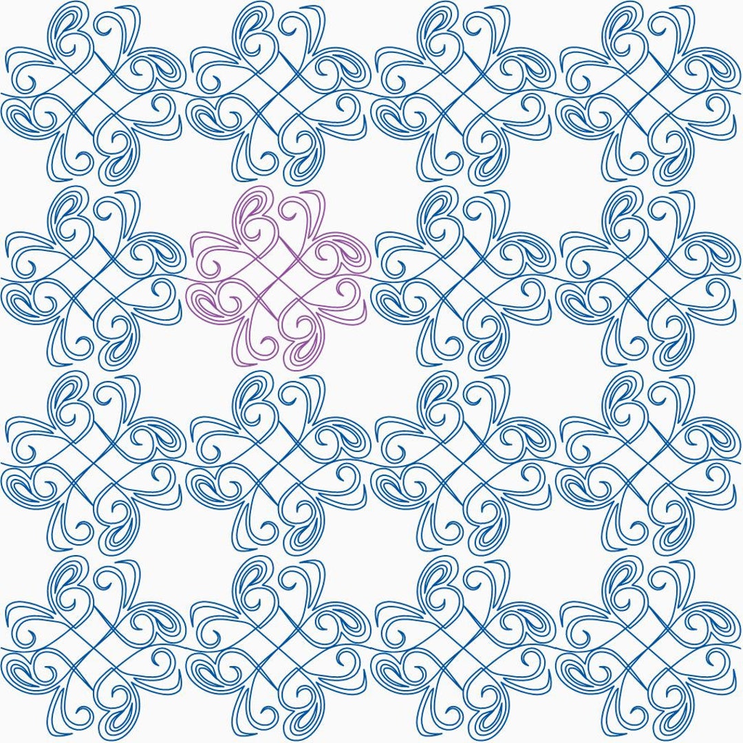 Midnight Delight E2E 2-longarm Digital Quilting Pattern Instant Download - Etsy