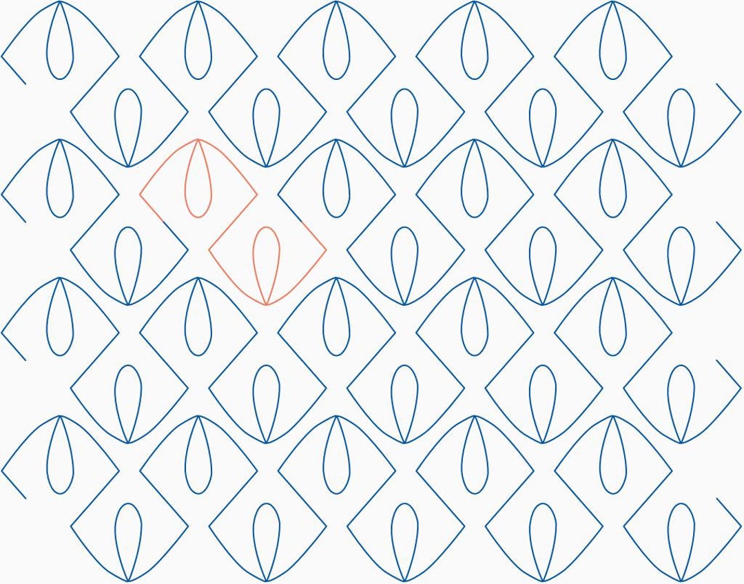 Effortless E2e-longarm Digital Quilting Pattern Edge to Edge Instant ...