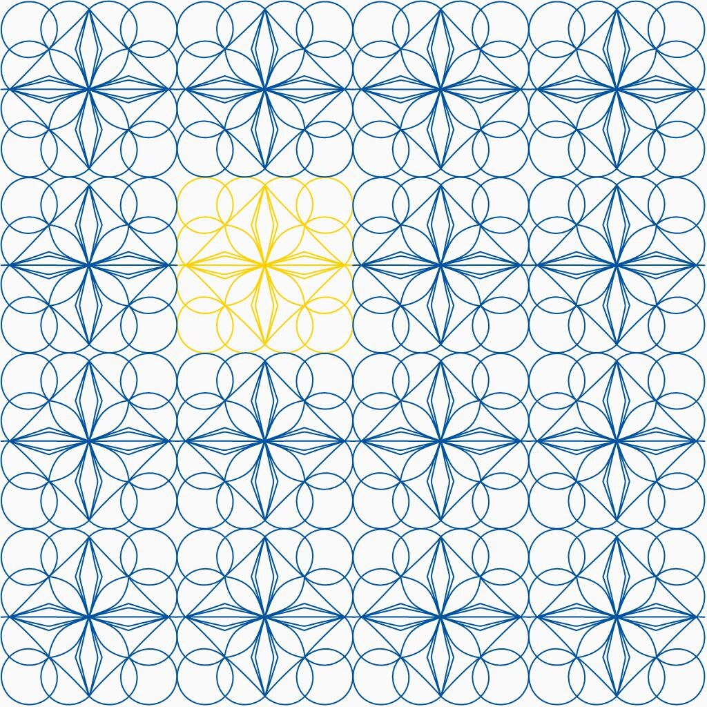 Grid and Go E2E 6-longarm Digital Quilting Pattern Edge to Edge Instant ...