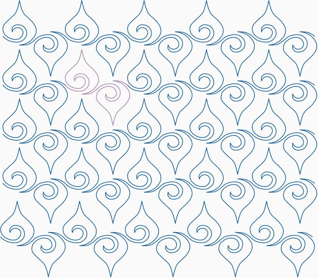 Insight E2e-longarm Digital Quilting Pattern Edge to Edge Instant ...