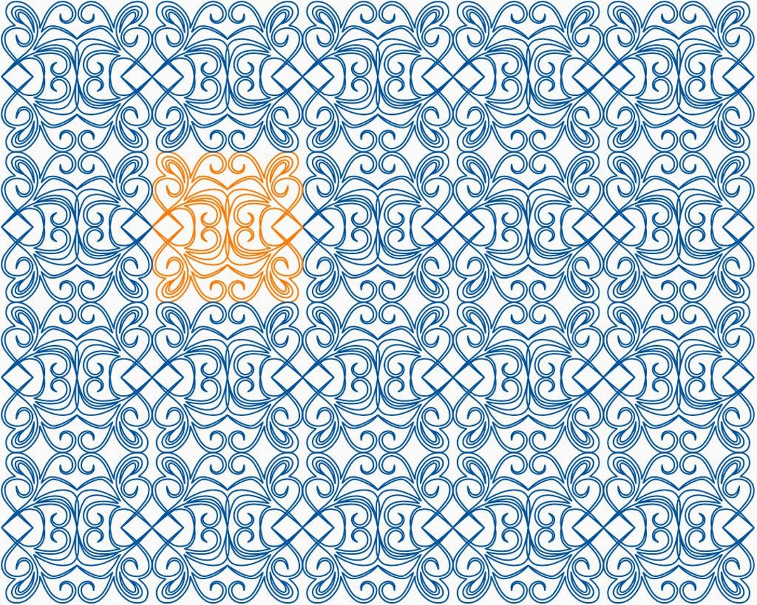 Midnight Delight E2E 6- Longarm Digital Quilting Pattern Instant Download - Etsy