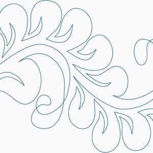 Endless Flow E2e-longarm Digital Quilting Pattern Edge to Edge Instant ...