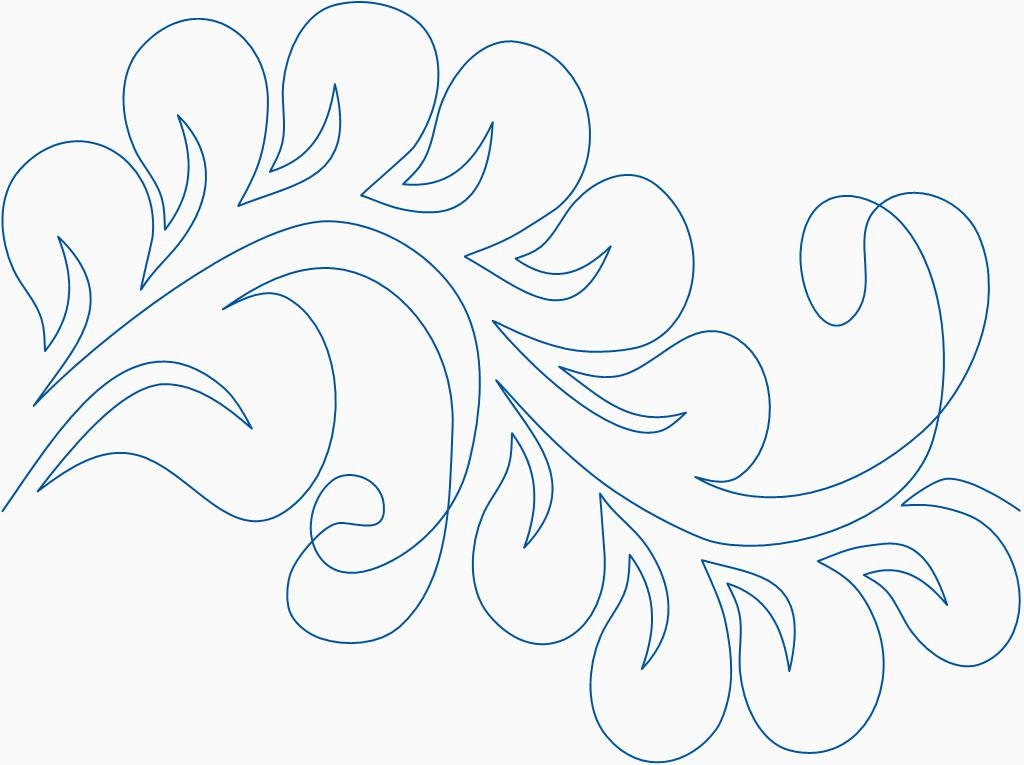 Endless Flow E2e-longarm Digital Quilting Pattern Edge to Edge Instant ...