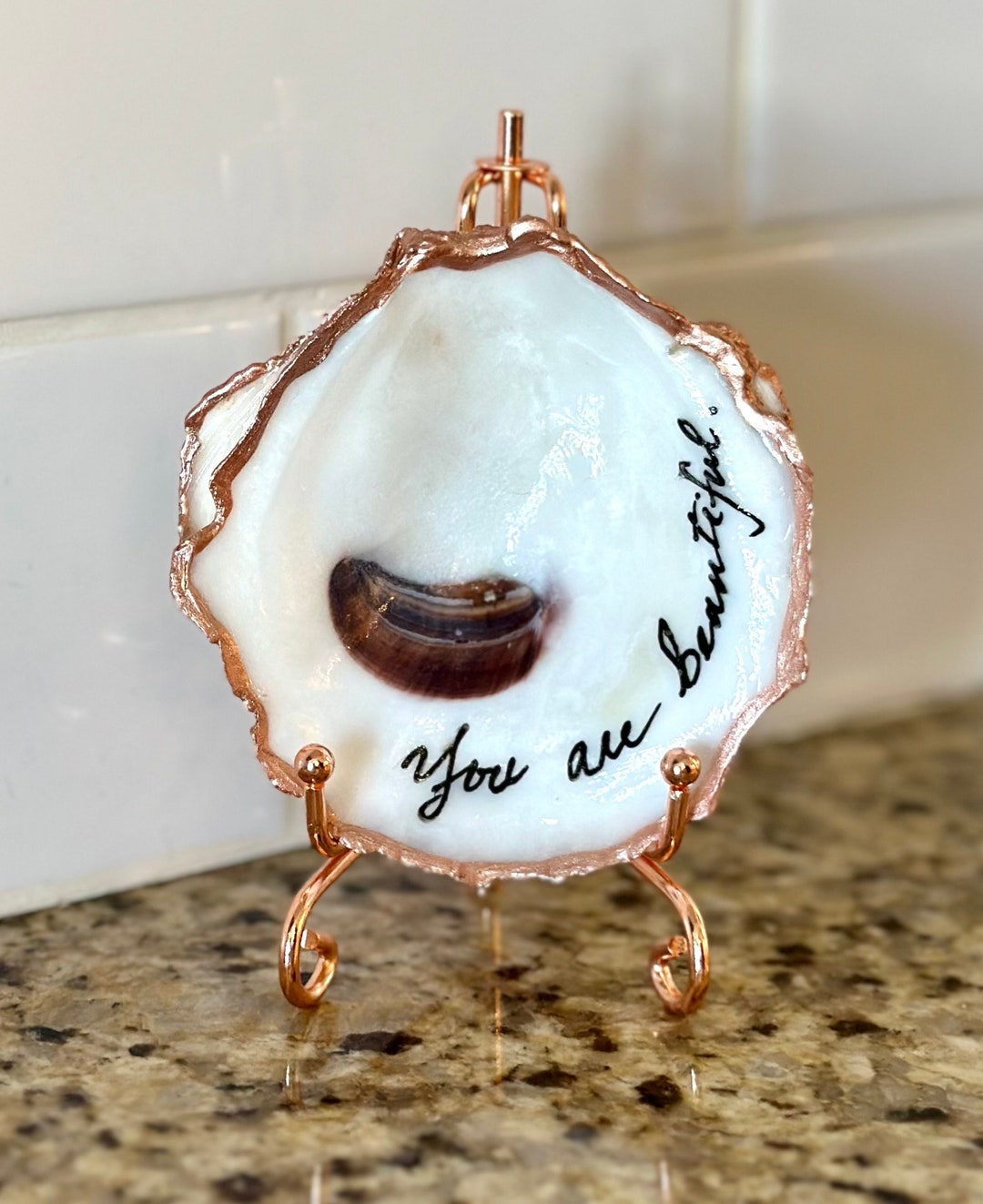 Real Oyster Shell, Beach Combed Along Florida’s Gulf Coast With “you ...