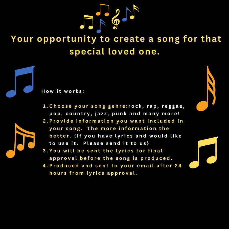 Personalized Anniversary Song, Custom Lyrics & Melody, Personalized ...