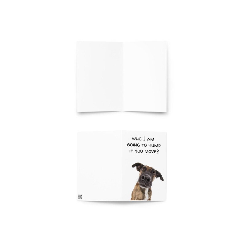 Rude Moving Card, Neighbor Card, Dog Meme Card, Funny Dog Card ...