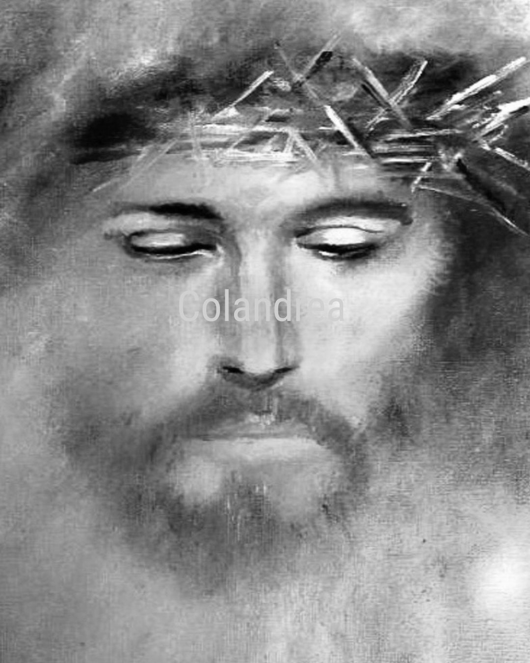 His Sacrifice/ Jesus Oil Painting Print/christ Artwork/religious Oil ...