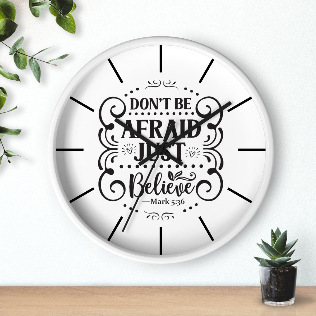 Christian Clock, Bible Verse Clock, Word of God, Wedding Gift ...