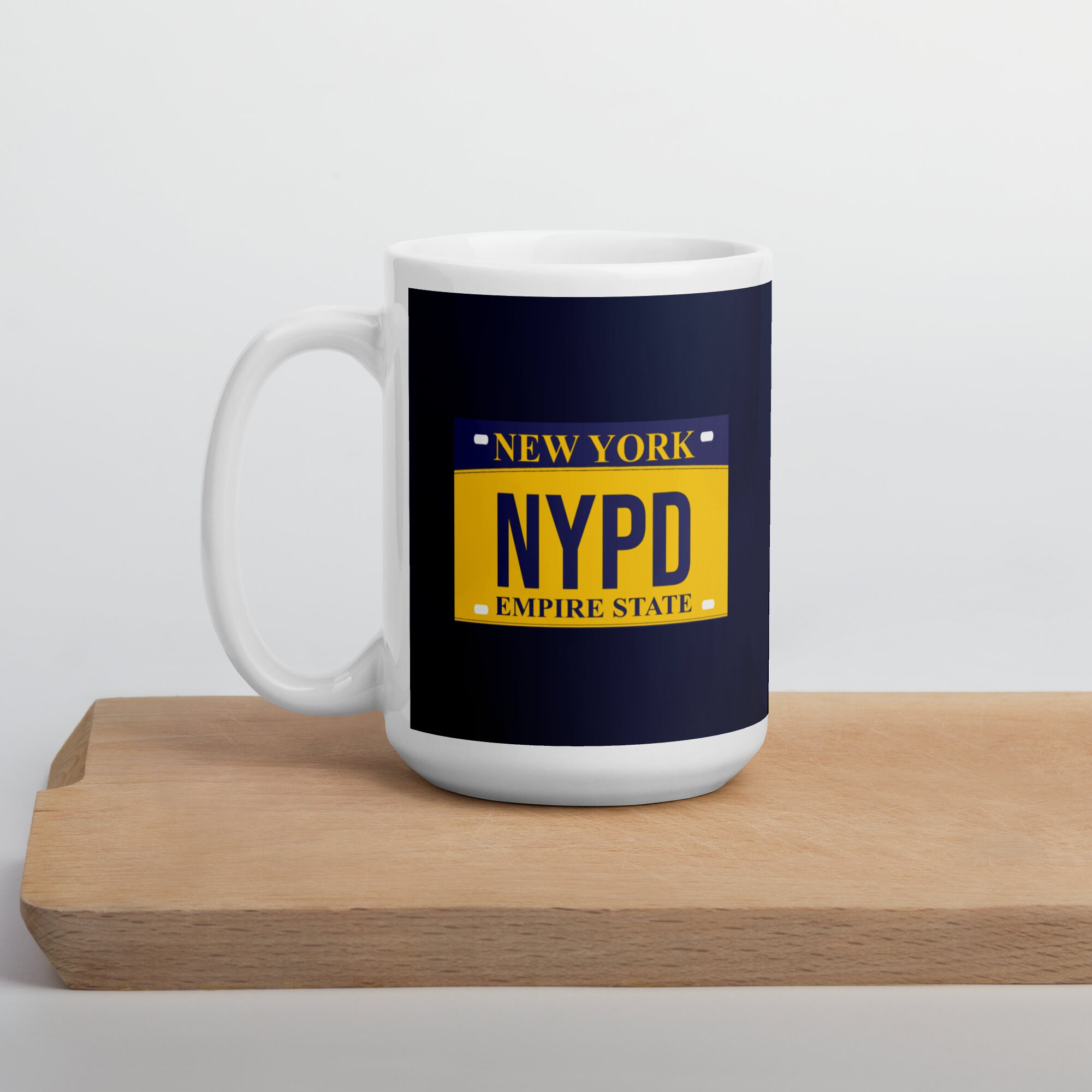 NYPD Coffee Mug/queens New York Police Mug/police Gifts - Etsy