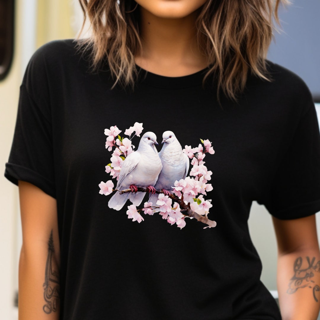 Women's Cherry Blossom Shirt, Sakura Shirt, Cherry Blossom Aesthetic ...