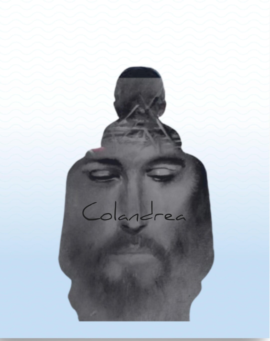 Jesus Face Art Print Jesus Has My Back/christian Wall Art Print Poster ...