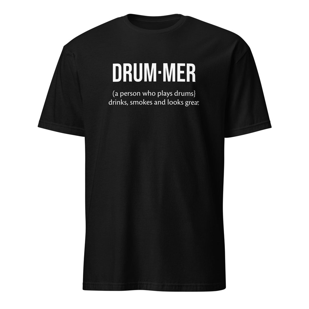 Funny Drummer T-shirt, Drummer Shirt, Definition Shirt, Funny Men's ...