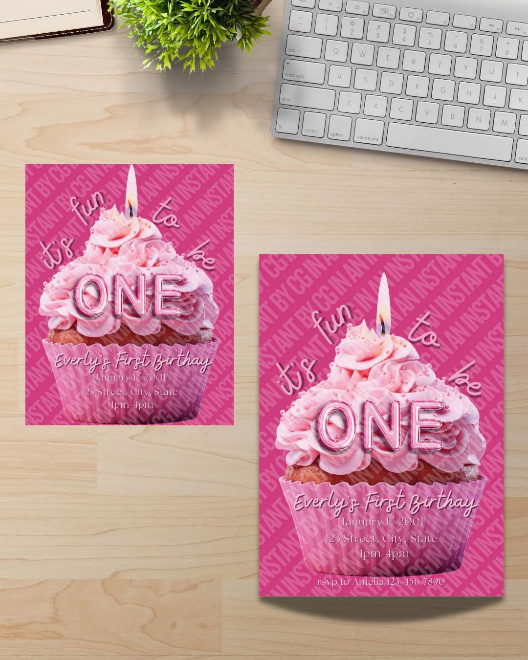 It’s Fun to Be One Invitation First Birthday Template - Etsy