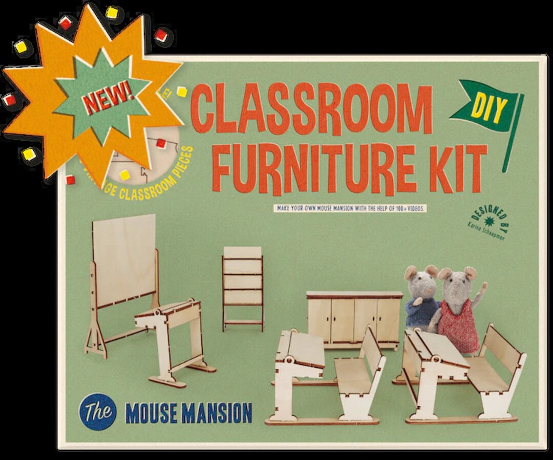 Mouse Mansion Classroom Furniture Kit - Etsy
