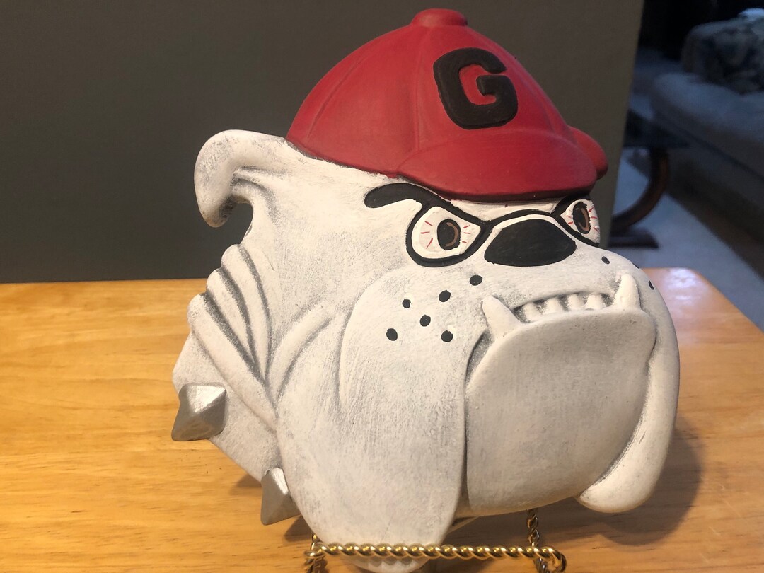 Wall or Desk GA Bulldog Figurine - Etsy
