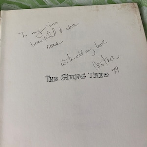 The Giving Tree by Shel Silverstein 1964 Later Printing - Etsy