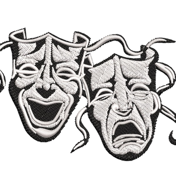 Happy Sad Theatre Masks - Etsy