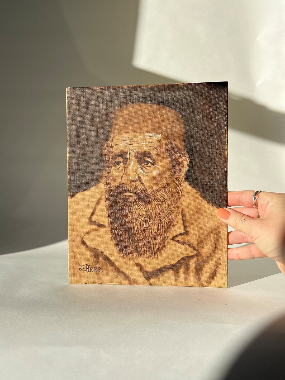 Vintage J.herr Portrait - Etsy
