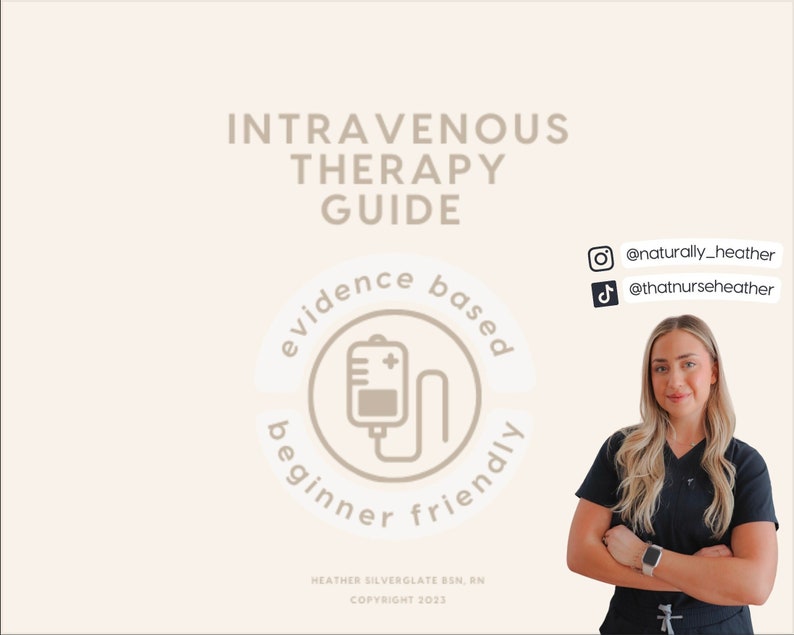 Intravenous Therapy Guide (downloadable PDF), How to Start an IV, IV ...