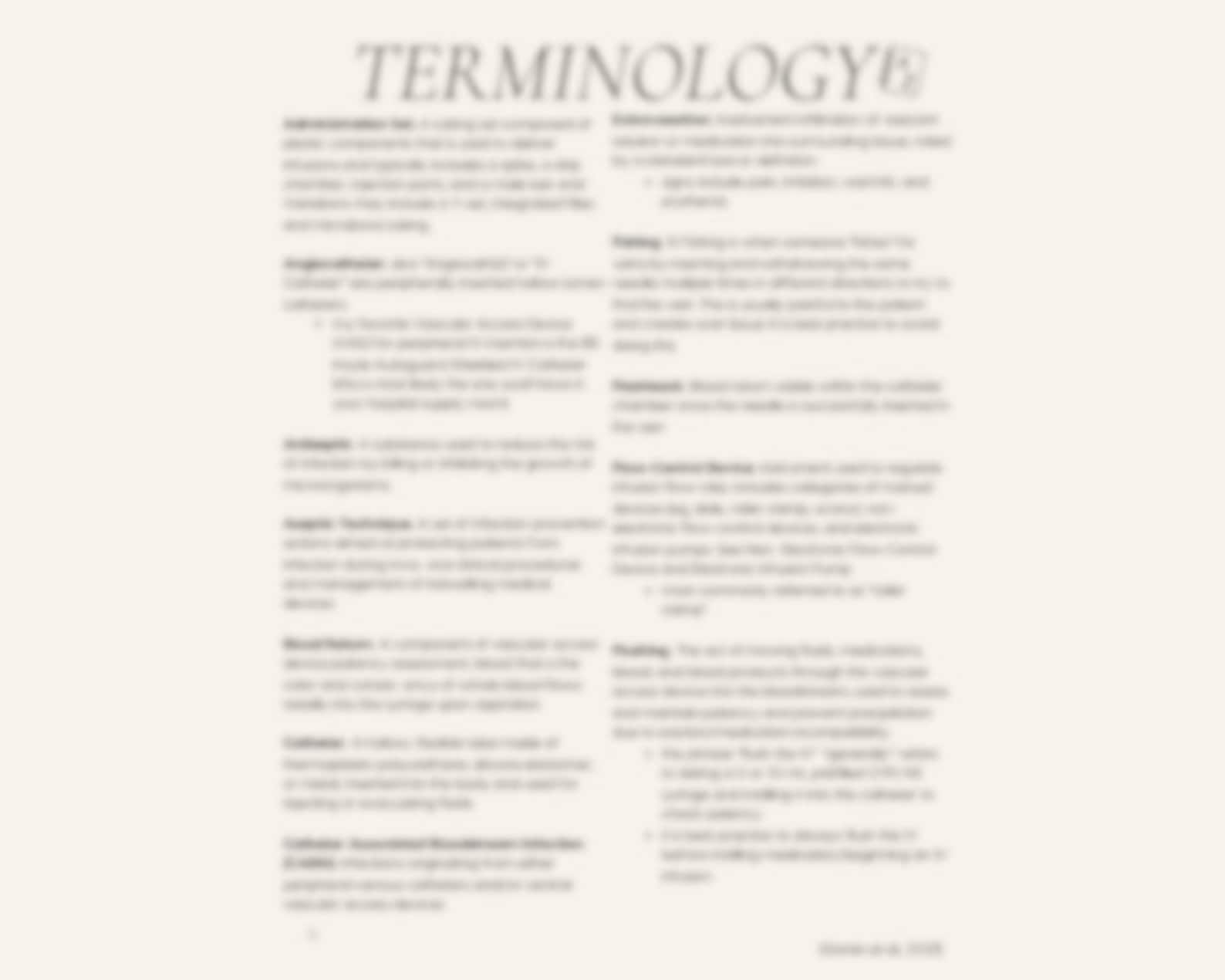 Intravenous Therapy Guide (downloadable PDF), How to Start an IV, IV ...