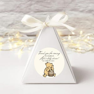 Winnie the Pooh Thank You Sticker - Etsy