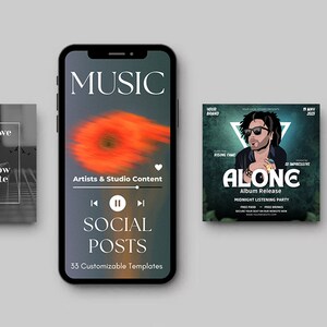 33 Music Industry Social Media Posts | Musician Posts | Canva Instagram ...
