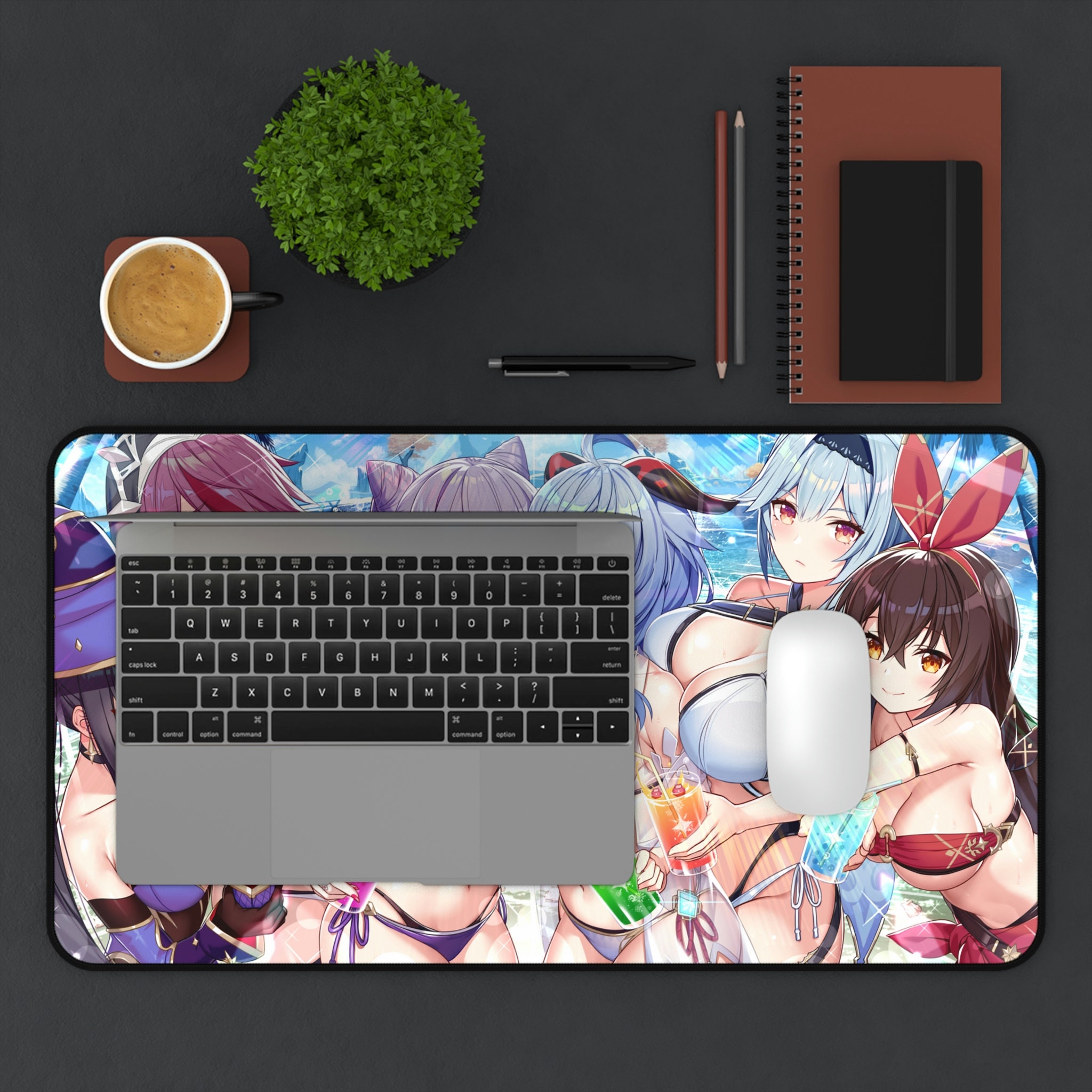 Genshin Impact Girls Desk Mat Genshin Impact Mousepad Genshin Impact Girls Yae Miko Mousepad ...