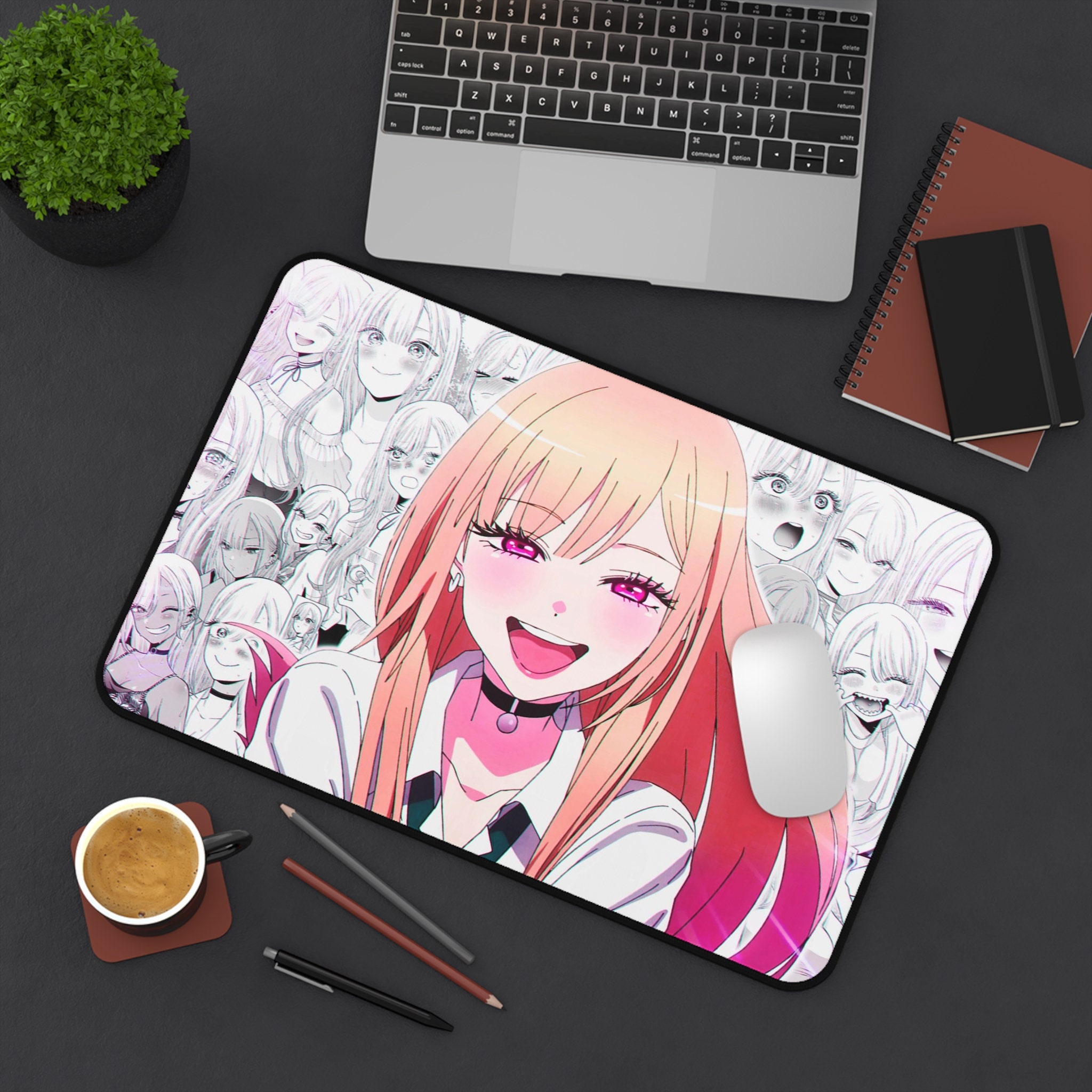 Marin Kitagawa Desk Mat Marin Mousepad Marin Desk Mat My Dress up Darling Mousepad My Dress up ...