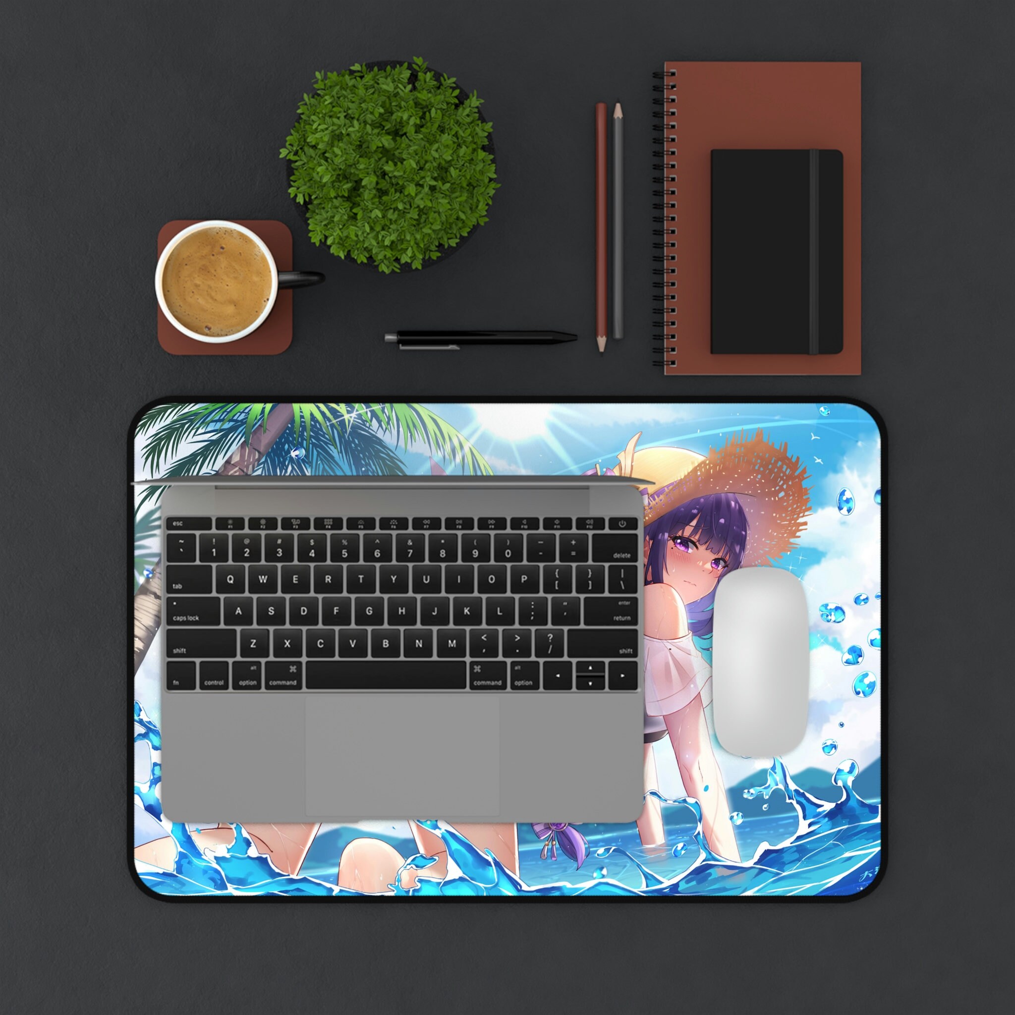 Raiden Shogun Desk Mat Yae Miko Desk Mat Genshin Impact - Etsy