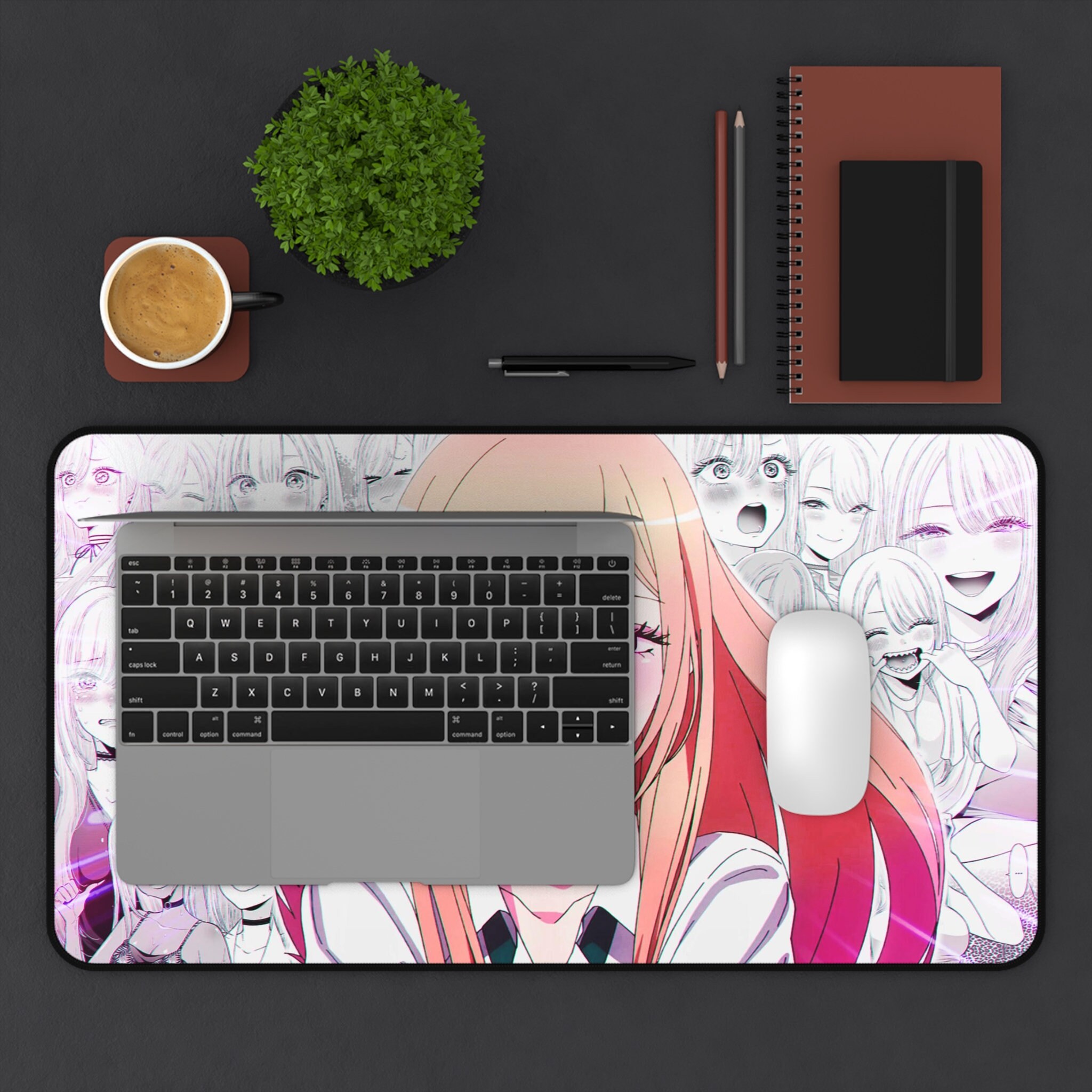 Marin Kitagawa Desk Mat Marin Mousepad Marin Desk Mat My Dress up Darling Mousepad My Dress up ...