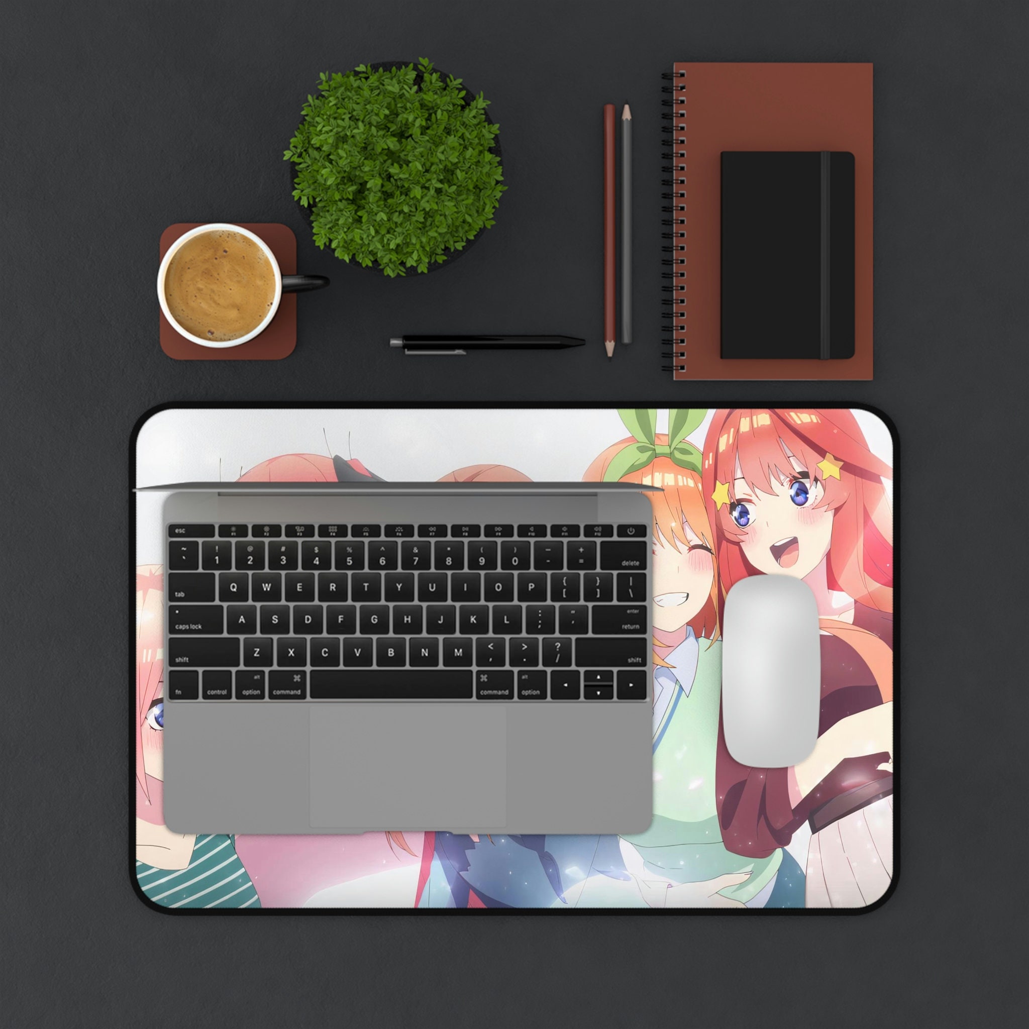 Quintessential Quintuplets Desk Mat Miku Nakano Nino Nakano Itsuki