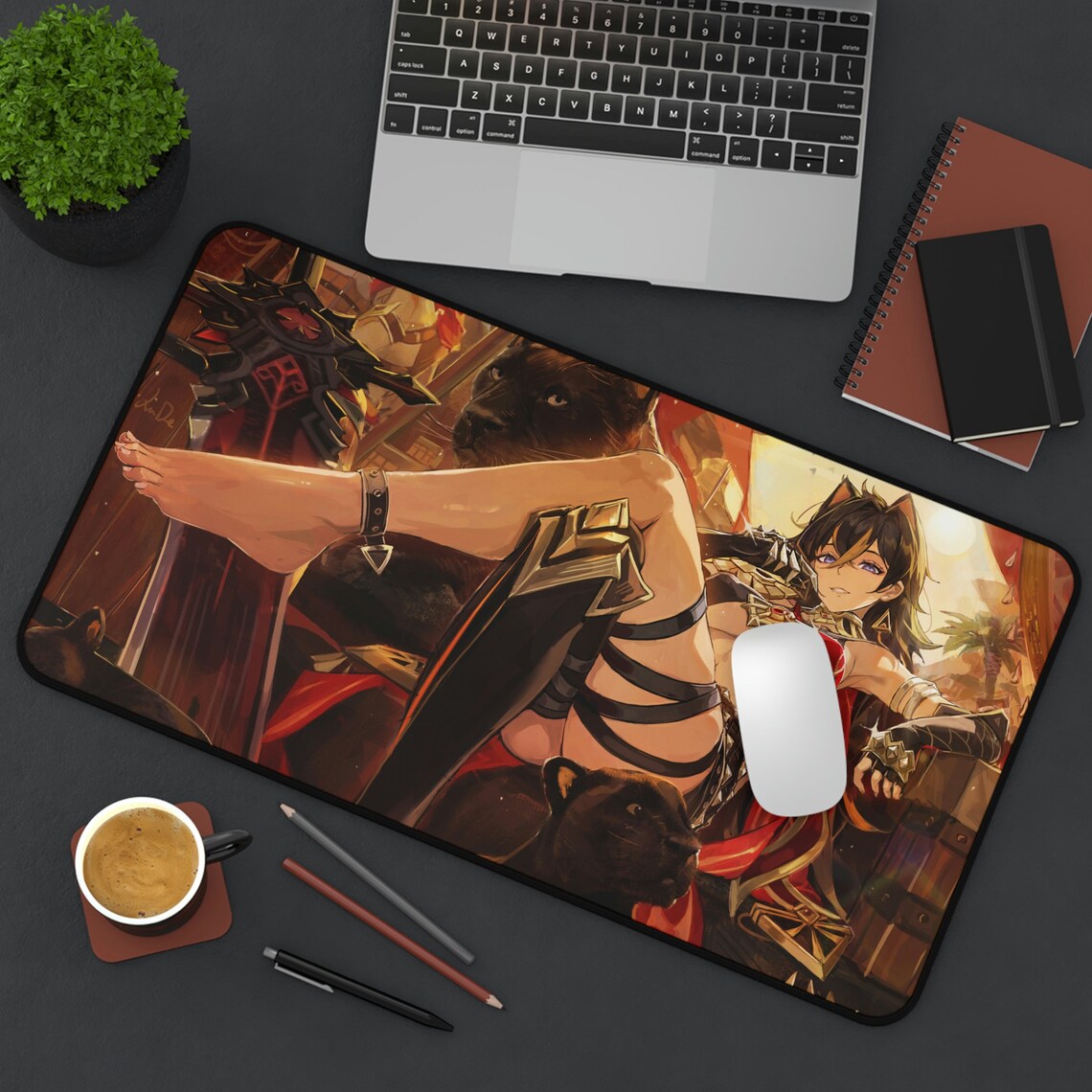 Dehya Desk Mat Genshin Impact Mousepad Genshin Impact - Etsy