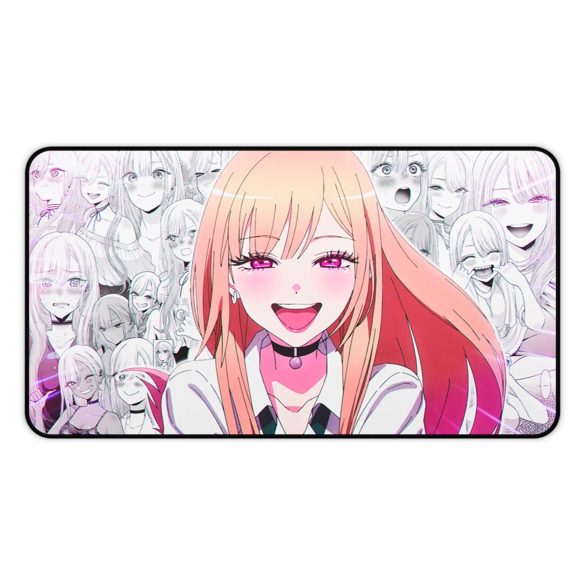 Marin Kitagawa Desk Mat Marin Mousepad Marin Desk Mat My Dress up Darling Mousepad My Dress up ...