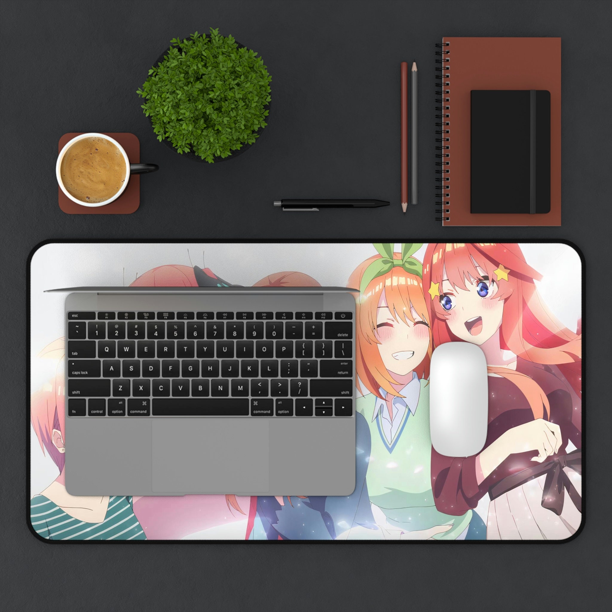 Quintessential Quintuplets Desk Mat Miku Nakano Nino Nakano Itsuki