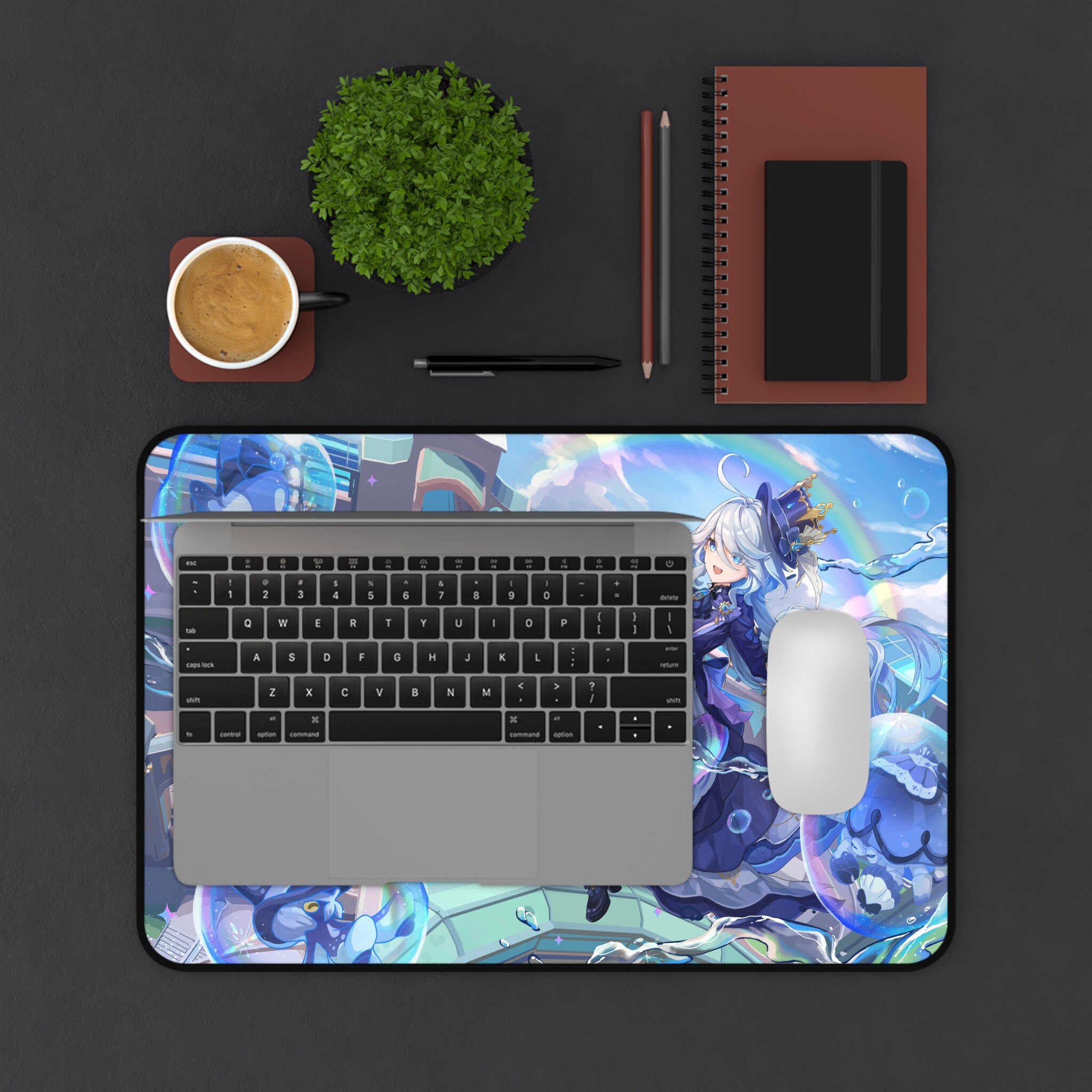 Furina Desk Mat Genshin Impact Mousepad Genshin Impact - Etsy Australia