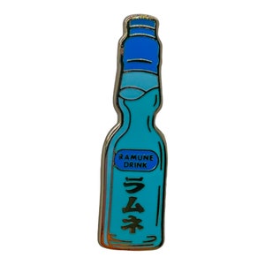 Mini Ramune Japanese Soda Enamel Pin - Etsy