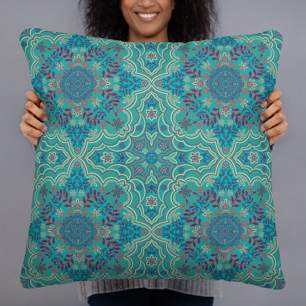 Mandala Pillow - Etsy