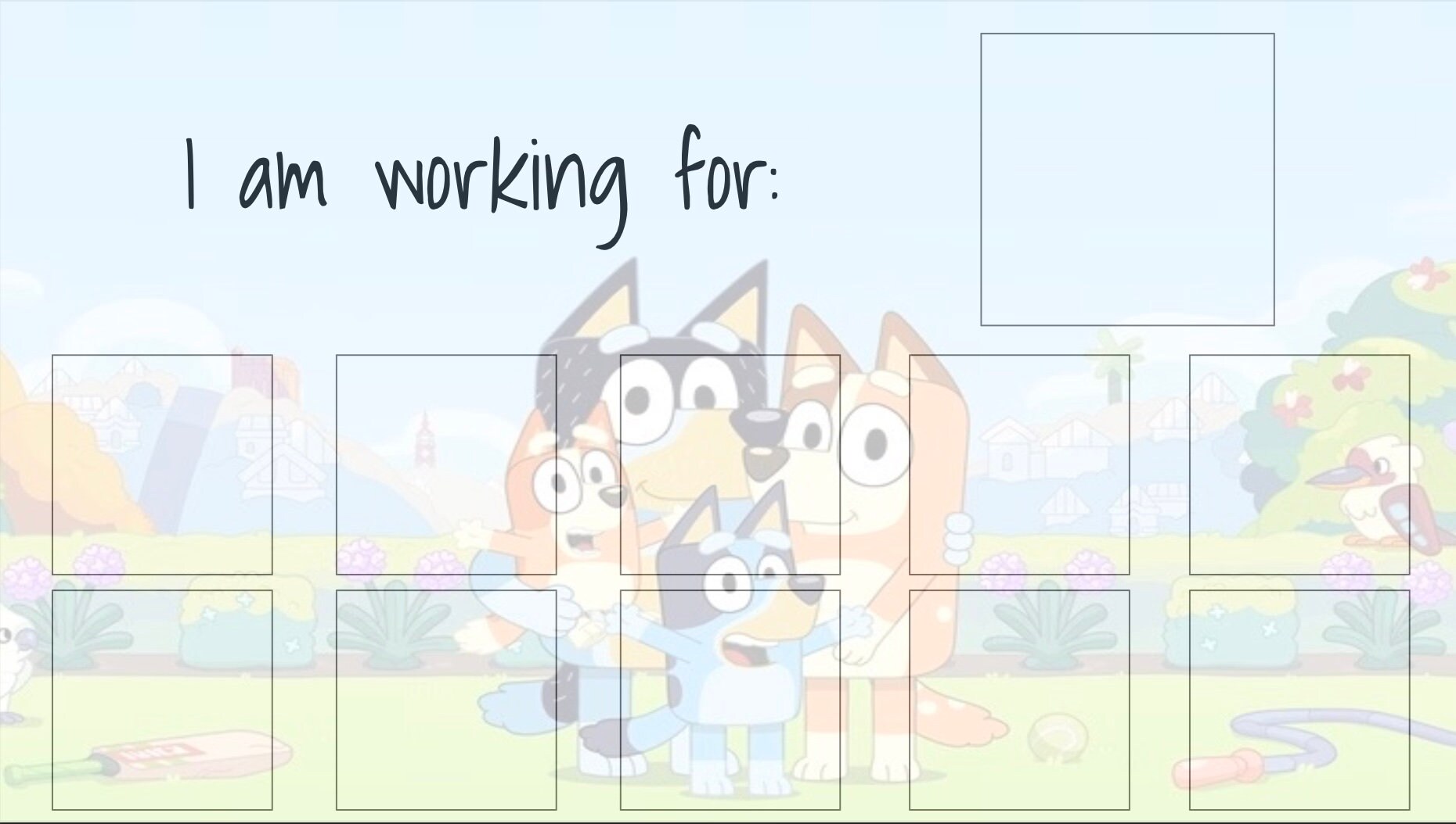 Bluey Token Board (Instant Download) - Etsy