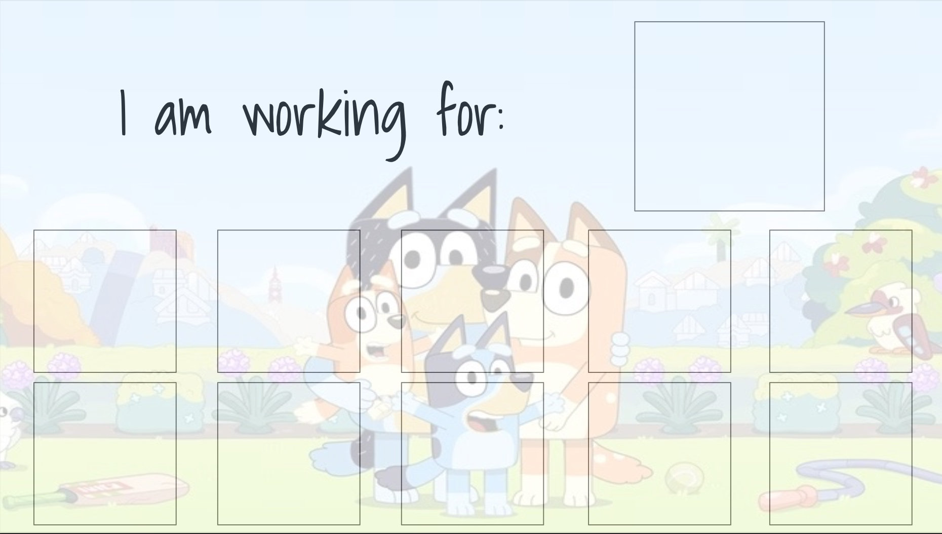 Bluey Token Board - Etsy