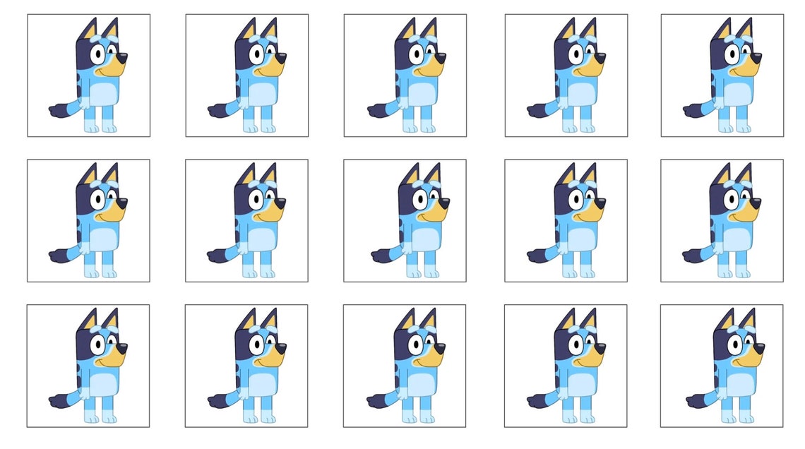 Bluey Token Board - Etsy