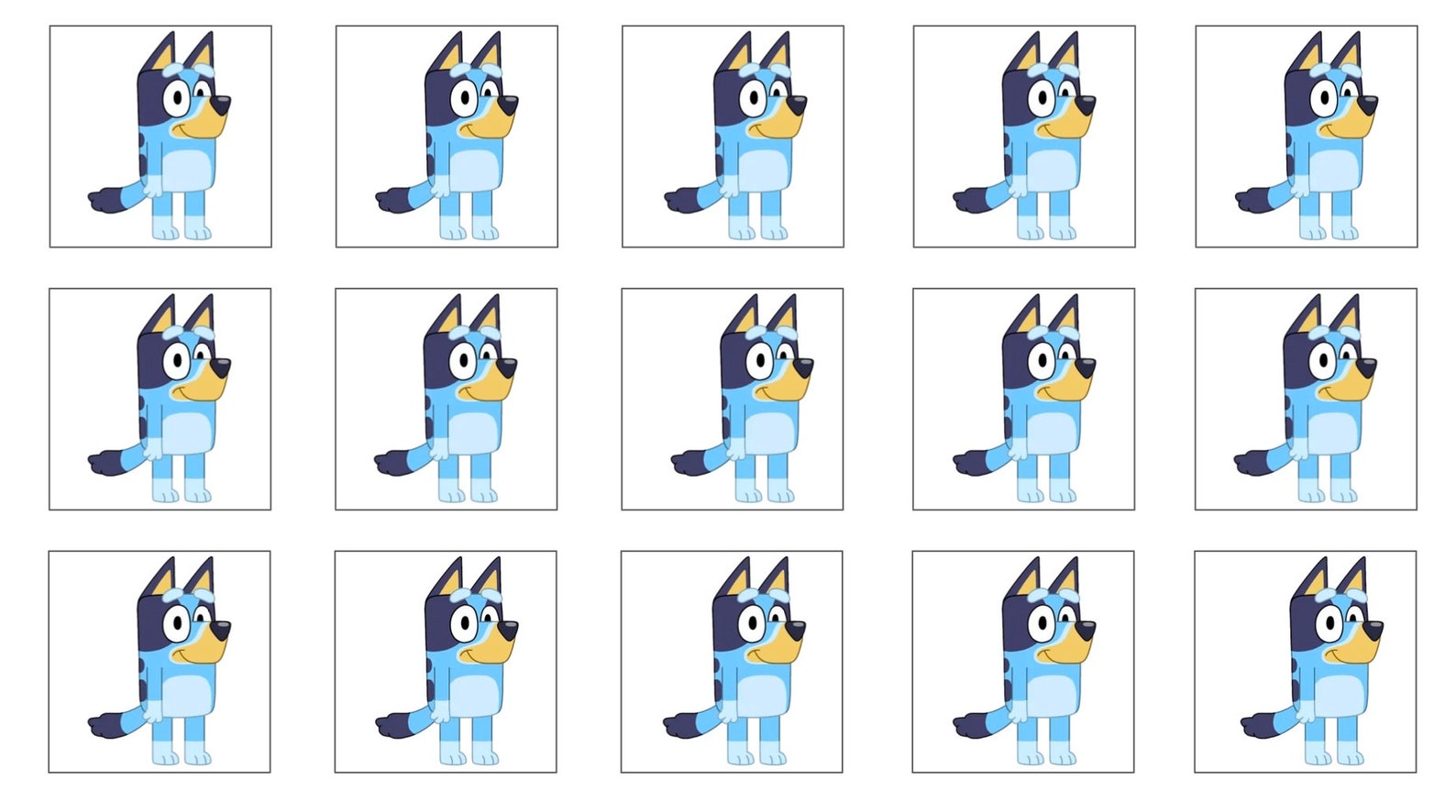 Bluey Token Board - Etsy